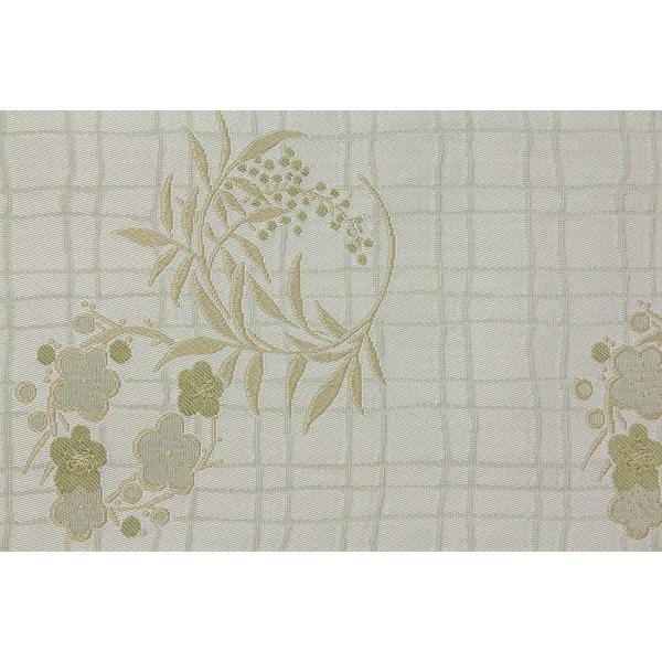 白地　丸文　花輪文　梅