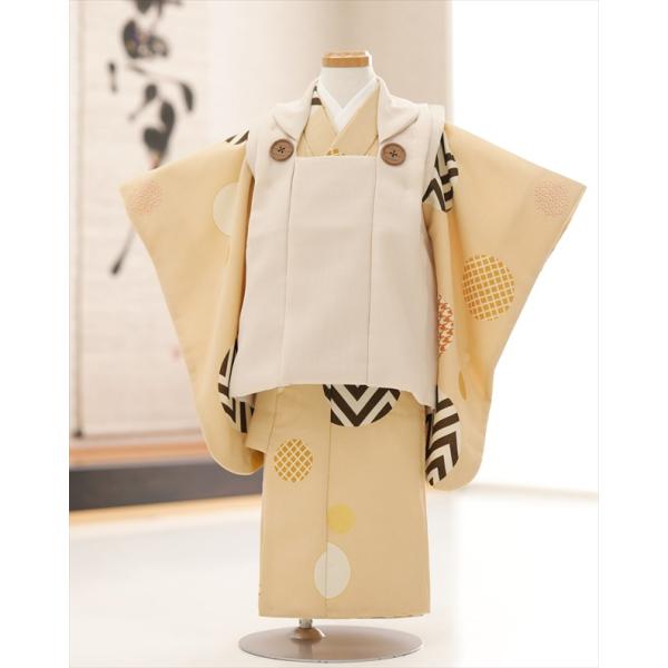 小さめ ３歳 男の子 七五三 レンタル df174s 着物レンタル 2歳 被布セット 85cm前後 レンタル七五三 753レンタル 男 貸衣装 被布 子供着物 三歳 人気 フォトブック  往復送料無料「ロマンホップ」 くすみオレンジモダン【...