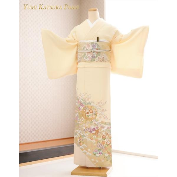 桂由美 色留袖レンタル it234 色留袖フルセット レンタル色留袖 着物レンタル 結婚式 五つ紋 正絹 貸衣装 式典 親族 人気 姉 母親 叙勲 留め袖 色留め袖 高級 Yumi Katsura 礼装 往復送料無料 「花雪輪」【サイズ】身...