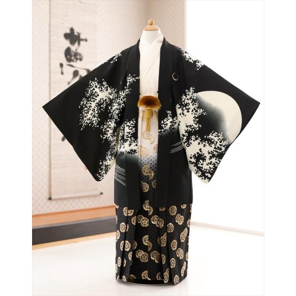 卒業式 袴レンタル 小学校 男 ジュニア jmo092 小学生 紋付袴レンタル フルセット 羽織袴 袴 男性着物レンタル １２歳 十三参り 小学校卒業式 結婚式 145cm〜155cm イベント 和服 往復送料無料「modernclasic...