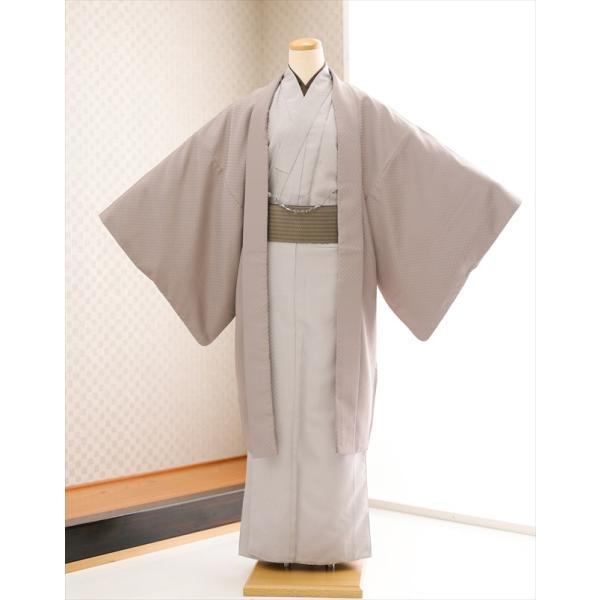 着物レンタル 男 kmo010 メンズ着物 男性着物レンタル かんたん着付け ワンタッチ着付け 着流し 町歩き 七五三のパパ 父親 羽織 kimono 二次会 イベント 和服 人気 アンバーローズカラー×スタイリッシュモダン【身　長】160...