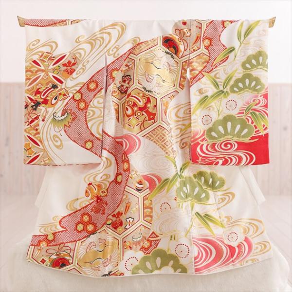 高級 正絹 プレミアム 産着レンタル 女の子 mj8061 ベビー帽子セット 赤ちゃん お宮参り お食い初め 祝着レンタル 着物レンタル 女の子産着 初着 人気 ブランド 往復送料無料「花ひめ」ブランド 京友禅 白地に慶びの金彩祝鶴【素　材...