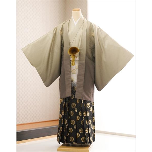 卒業式 結婚式 紋付袴レンタル mo259 フルセット 羽織袴 メンズ 着物レンタル かっこいい おしゃれ モダン 袴レンタル 男性着物 貸衣装 kimono 二次会 前撮り イベント 和服 往復送料無料 きれいなベージュブラウンモダン【サ...