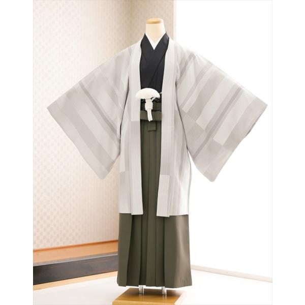 成人式 男 紋付袴 レンタル mo282s フルセット 羽織袴レンタル メンズ 着物レンタル 袴レンタル 男性着物 成人式レンタル 二十歳 １月 貸衣装 和服 hakama 成人式袴 2026「ジャパンスタイル」ブランド グレーベージュモダ...
