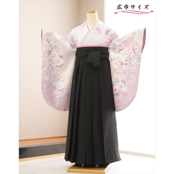 卒業式 広巾ワイドサイズ 袴レンタル 着物レンタル 二尺袖 卒業袴 フルセットレンタル 女性 大学 短大 専門学校 謝恩会 高校 中学校 文化祭２月 ３月 ４月 春 女袴 hakama イベント コスプレ 往復送料無料 薄紫に華やかな彩り吉...
