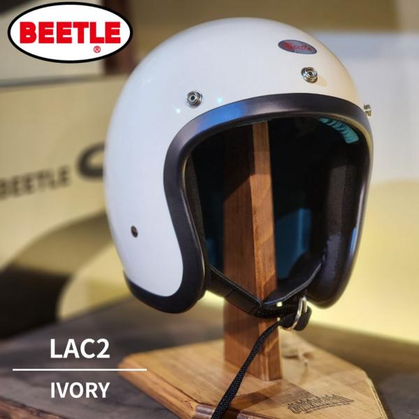 ※装飾品となりますので公道でのご使用はお控えください。BEETLE L.A.CBEETLE L.A.Cは、ビーニーやキャップの上から被るSoCalバイカースタイルに特化したチョッパーヘルメットです。流線型の小ぶりなシェルに、BEETLE L...