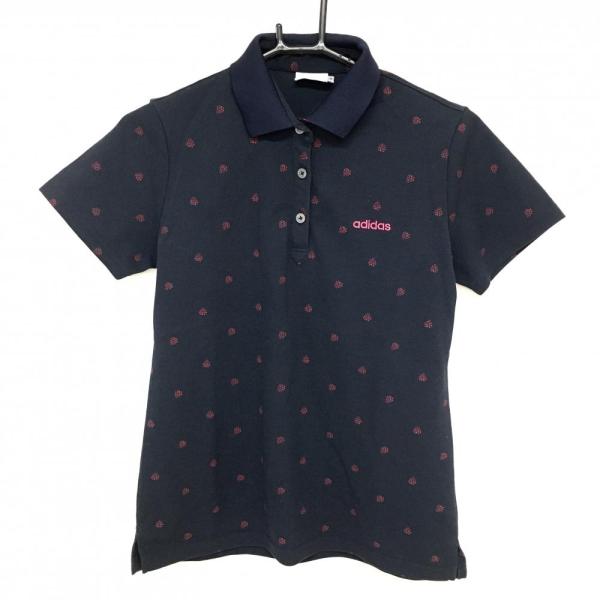 ブランド：adidasアイテム：半袖ポロシャツ表記サイズ：L/G実寸サイズ：身幅：約45,5cm袖丈：約16,5cm肩幅：約35cm着丈：約60cm特徴・仕様：付属品：商品ランク：A+コメント：襟内側色褪せ小