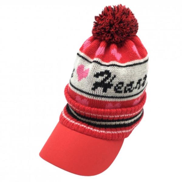 ブランド：VIVA HEARTアイテム：つば付きニット帽 表記サイズ：40実寸サイズ：　つば：約6cm特徴・仕様：付属品：商品ランク：A+コメント：