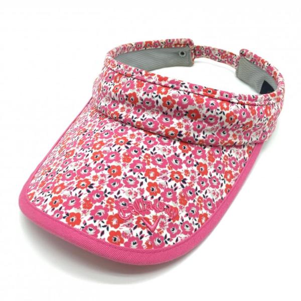 ブランド：Callawayアイテム：サンバイザー表記サイズ：FR実寸サイズ：　つば：約10cm特徴・仕様：付属品：商品ランク：B+コメント：額、金具、内側汚れ