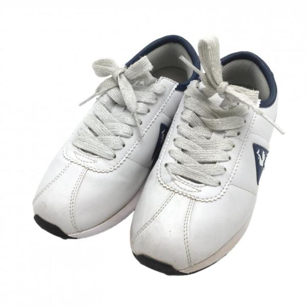 ブランド：le coq sportifアイテム：ゴルフシューズ 表記サイズ：22.5実寸サイズ：　アウトソール全長：約24.5cm　アウトソール最大幅：約9.5cm特徴・仕様：付属品：商品ランク：B+コメント：内外汚れ