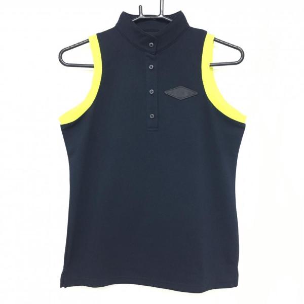 ブランド：HERG1アイテム：ノースリーブハイネックシャツ 表記サイズ：2実寸サイズ：　身幅：約45cm　袖丈：約-cm　肩幅：約28cm　着丈：約58.5cm特徴・仕様：付属品：商品ランク：A+コメント：