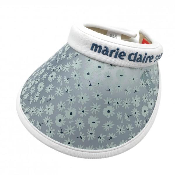 ブランド：marie claireアイテム：つば広サンバイザー 表記サイズ：実寸サイズ：　つば：約12cm特徴・仕様：適応時期：商品ランク：Aコメント：白地汚れ小