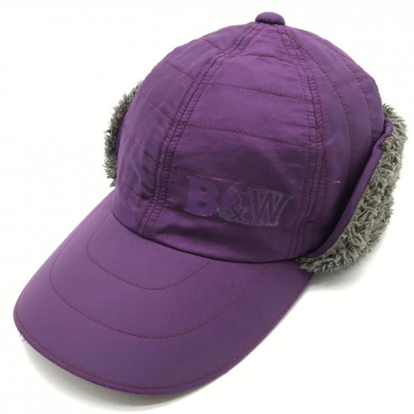 ブランド：Black＆Whiteアイテム：キャップ表記サイズ：実寸サイズ：　つば：約8cm特徴・仕様：サンプル品付属品：商品ランク：B+コメント：ボアへたり、プリント縁一部浮き、額汚れ