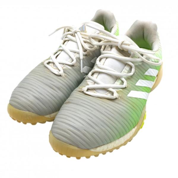 ブランド：adidasアイテム：ゴルフシューズ表記サイズ：24.0実寸サイズ：　アウトソール全長：約27.5cm　アウトソール最大幅：約10.5cm特徴・仕様：適応時期：商品ランク：B+コメント：