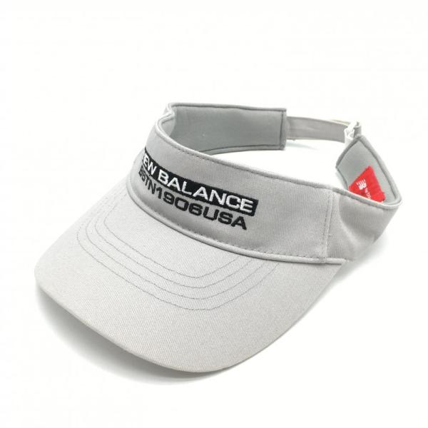 ブランド：New Balanceアイテム：サンバイザー表記サイズ：FR実寸サイズ：　つば：約7cm特徴・仕様：付属品：商品ランク：B+コメント：つば・つば裏・縁など薄汚れ