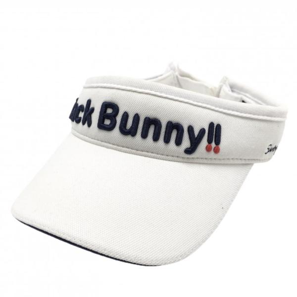ブランド：Jack Bunnyアイテム：サンバイザー表記サイズ：FR実寸サイズ：　つば：約7cm特徴・仕様：付属品：商品ランク：B+コメント：白地・額など汚れ、額・サイドなど糸引き