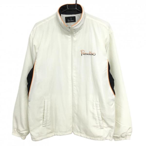 ブランド：Paradisoアイテム：中綿ジャケット表記サイズ：L実寸サイズ：　身幅：約61.5cm　袖丈：約63.5cm　肩幅：約52cm　着丈：約71cm特徴・仕様：適応時期：秋 ・ 冬商品ランク：B+コメント：右袖・袖口・腹部・裾汚れ