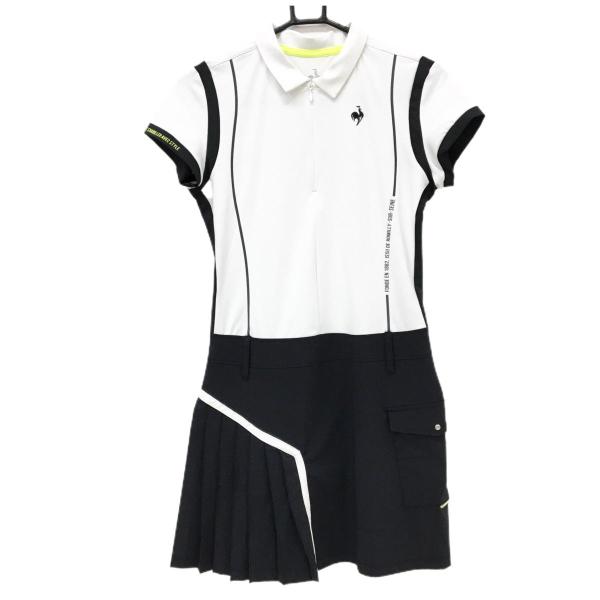 ブランド：le coq sportifアイテム：半袖ワンピース 表記サイズ：M実寸サイズ：　身幅：約43cm　袖丈：約13cm　肩幅：約37cm　着丈：約81cm特徴・仕様：2023年モデル適応時期：春 ・ 夏商品ランク：A+コメント：