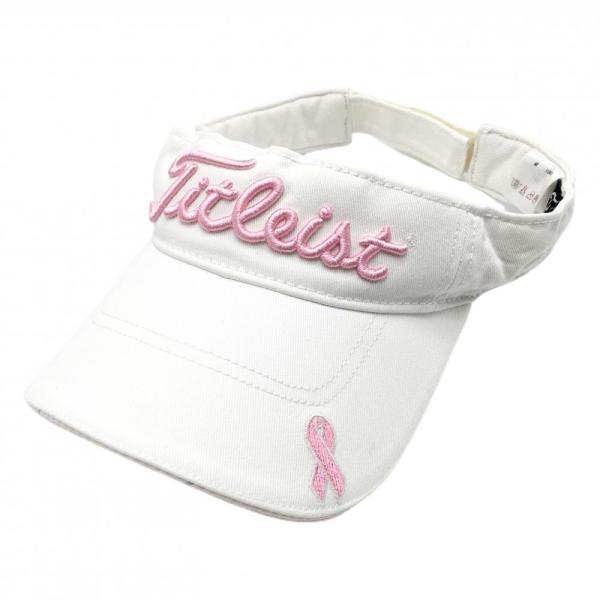 ブランド：TITLEISTアイテム：サンバイザー表記サイズ：実寸サイズ：　つば：約7cm特徴・仕様：適応時期：商品ランク：B+コメント：型くずれ、額汚れ、サイズ表記無し