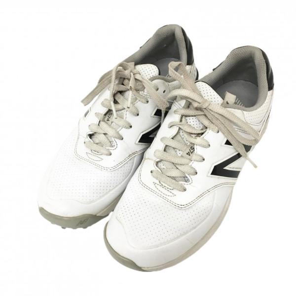 ブランド：New Balanceアイテム：ゴルフシューズ表記サイズ：25.5実寸サイズ：　アウトソール全長：約28cm　アウトソール最大幅：約10cm特徴・仕様：適応時期：商品ランク：B+コメント：汚れ