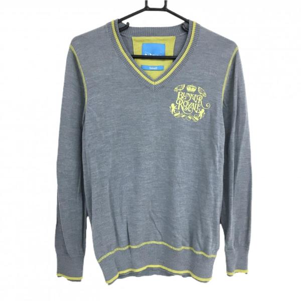 ブランド：Bunker Mentalityアイテム：セーター表記サイズ：Small実寸サイズ：　身幅：約49.5cm　袖丈：約60.5cm　肩幅：約39cm　着丈：約65cm特徴・仕様：適応時期：春 ・ 秋商品ランク：Aコメント：袖下毛羽立...