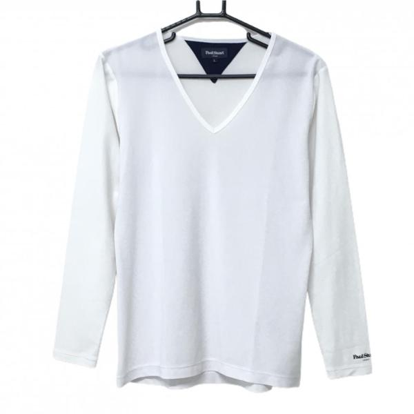 ブランド：Paul Stuart SPORTアイテム：インナーシャツ表記サイズ：L実寸サイズ：　身幅：約50cm　袖丈：約58.5cm　肩幅：約42cm　着丈：約65cm特徴・仕様：適応時期：通年商品ランク：Aコメント：袖口糸引き小