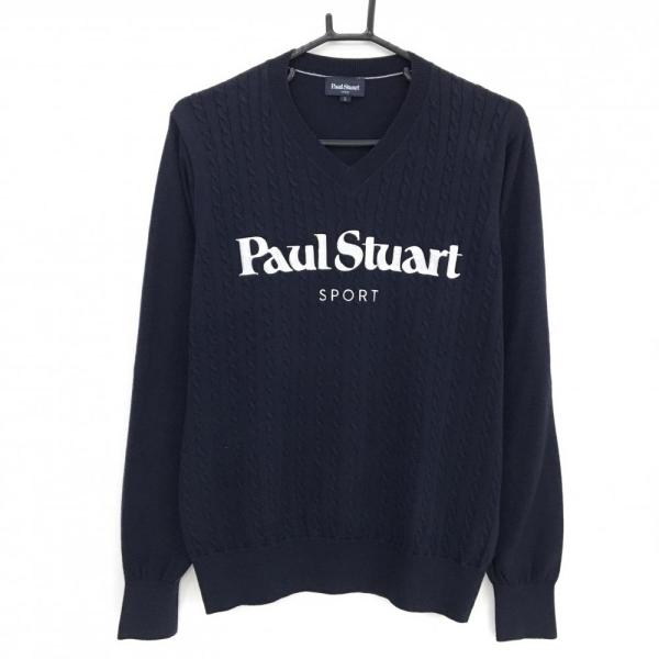 ブランド：Paul Stuart SPORTアイテム：セーター表記サイズ：L実寸サイズ：　身幅：約51.5cm　袖丈：約61cm　肩幅：約40cm　着丈：約61.5cm特徴・仕様：適応時期：春 ・ 秋商品ランク：Aコメント：毛羽立ち少