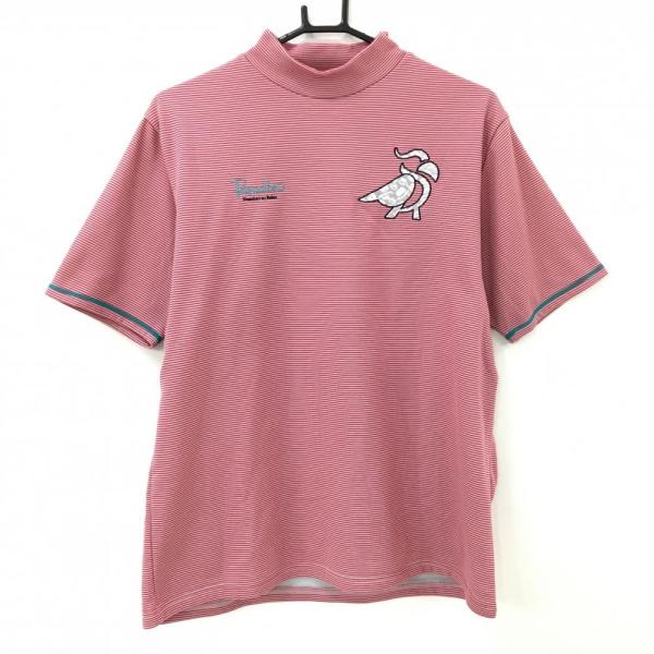 ブランド：Paradisoアイテム：半袖ハイネックシャツ表記サイズ：L実寸サイズ：　身幅：約55cm　袖丈：約23.5cm　肩幅：約44cm　着丈：約67.5cm特徴・仕様：適応時期：春 ・ 秋商品ランク：B+コメント：ネック毛羽立ち、品質...