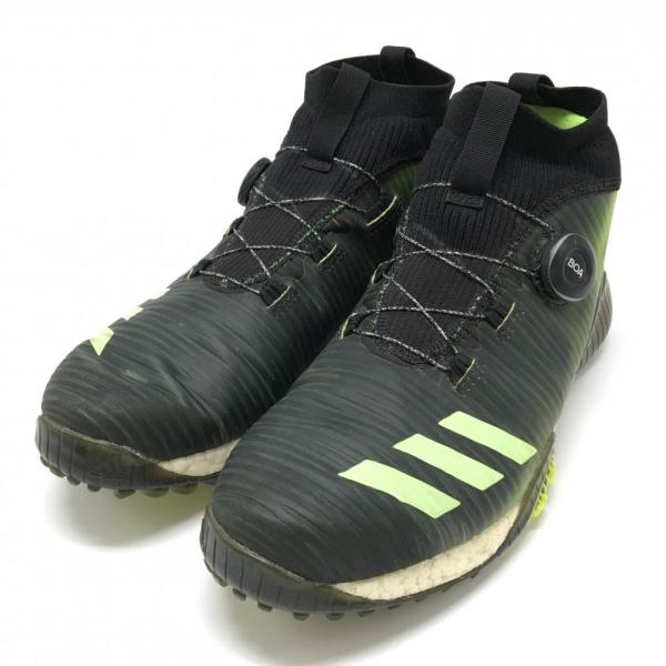 ブランド：adidasアイテム：ゴルフシューズ表記サイズ：26.0実寸サイズ：　アウトソール全長：約29cm　アウトソール最大幅：約11cm特徴・仕様：適応時期：商品ランク：B+コメント：汚れ、しわ