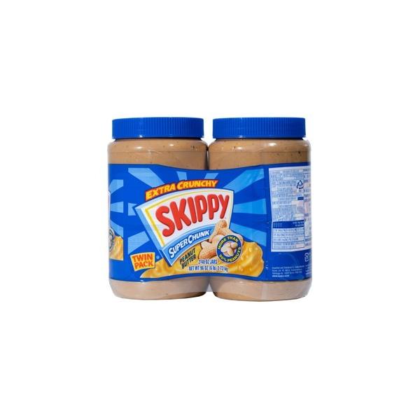 [ 商品名 ] スキッピー ピーナッツバターチャンク コストコ 1.36kg x 2個[ 容量 ] 　 1.36kg x 2個[ 原材料 ]　 ピーナッツ、砂糖、植物油（大豆を含む）、食塩保存料、香料・着色料不使用配送業者：ヤマト運輸（注１...
