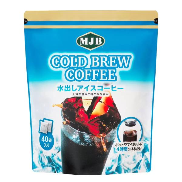 [ 商品名 ]  MJB 水出しアイスコーヒーバッグ 40P コストコ[ 容量 ] 　 40Pレギュラーコーヒー水出しアイスコーヒー原材料:コーヒー豆 (ブラジル、エチオピア)アラビカ豆100%18g x 40 バッグ水に浸けて冷蔵庫で4時...