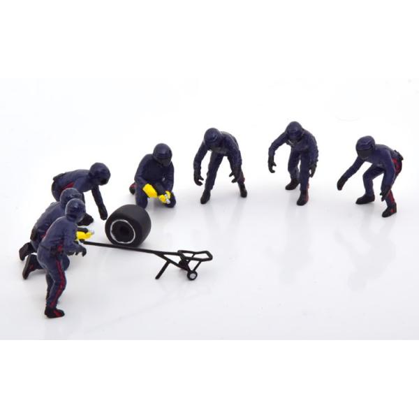 【 American Diorama 1:43 Red Bull Pit Crew Set 2 7 Figuren mit Zubeh〓r mit Decals 】注意1 写真はイメージですので、実際の商品と異なる場合がございます。製造時か...