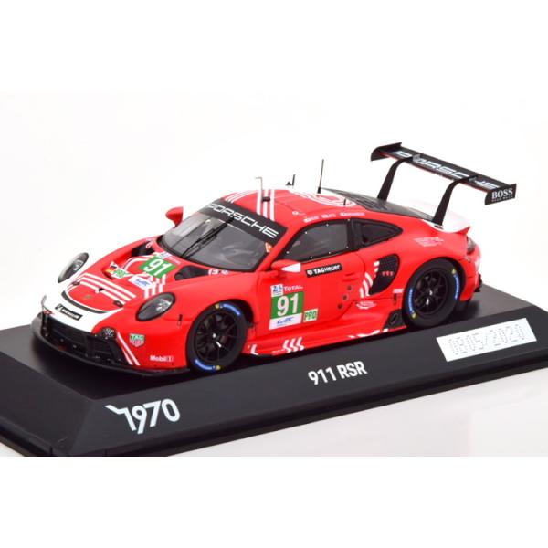 【Spark 1:43 Porsche 911 RSR #91 24h LeMans 2020 Bruni, Lietz, Makowiecki Limitation 2020 pcs.】注意1 写真はイメージですので、実際の商品と異なる場...
