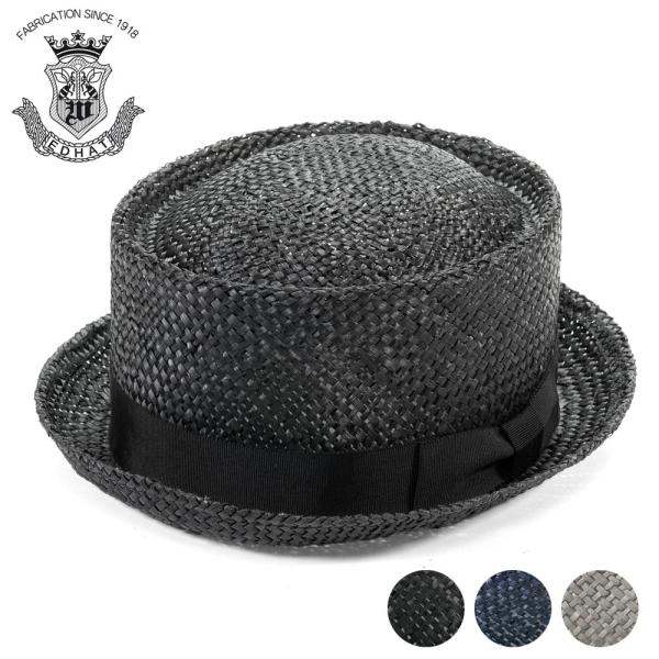 ■商品名EDHAT(エドハット) 天然草 バオ ポークパイ ストローハット■商品について 国内老舗帽子ブランドEDHAT(エドハット)のポークパイストローハット。素材には、マットな質感でシックな表情のバオ草を使用。ココヤシの葉や幹の革を加工...