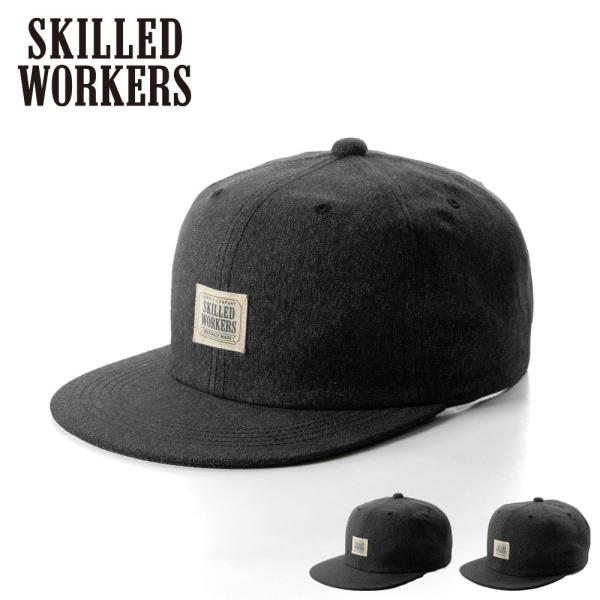 ■商品詳細■ブランド SKILLED WORKERS(スキルドワーカーズ)  ■商品名 ブラックシャンブレー フラットバイザー ストラップバック トラッカーキャップ  ■カラー ブラックシャンブレー  ■サイズ(調節可能サイズ) M(56c...