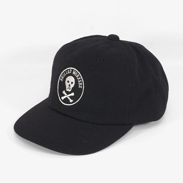 ■ブランド THE SKILLED WORKERS(スキルドワーカーズ)  ■商品名  アーミーウール ロゴパッチ スナップバック ベースボールキャップ  ■カラー  ブラック  ■サイズ  57cm〜61cm  ■バイザーの長さ  70m...