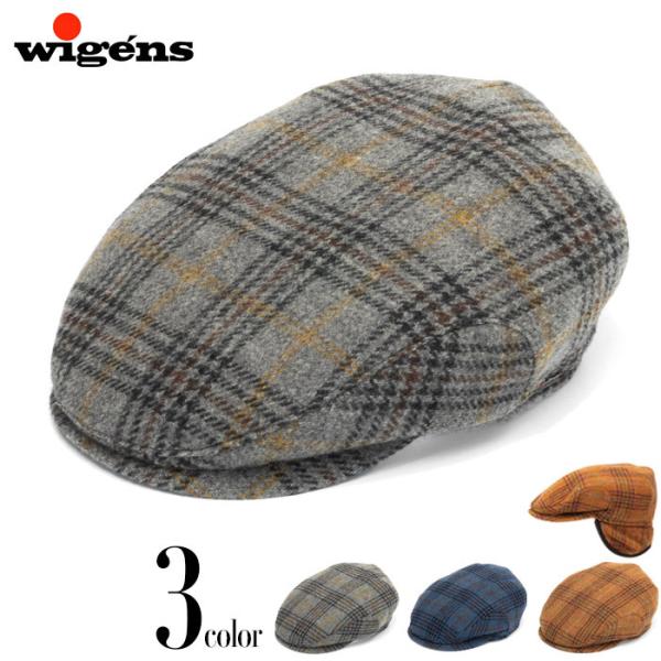 ■商品についてスウェーデンの老舗帽子メーカーWIGENS(ウィゲーンズ)のハンチング。秋冬に最適なウールチェックツイードのノスタルジックな印象。　トラッドスタイルに相性が良く、シンプルで場面やコーディネイトを選ばないデザインです。「帽子業界...