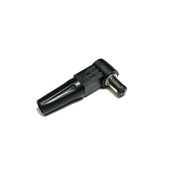 多くのコンパクトエフェクターなどに使用できるDC電源プラグライトアングル型対応ピン: 2.1mm外周直径: 5.5mmメール便発送可能です。