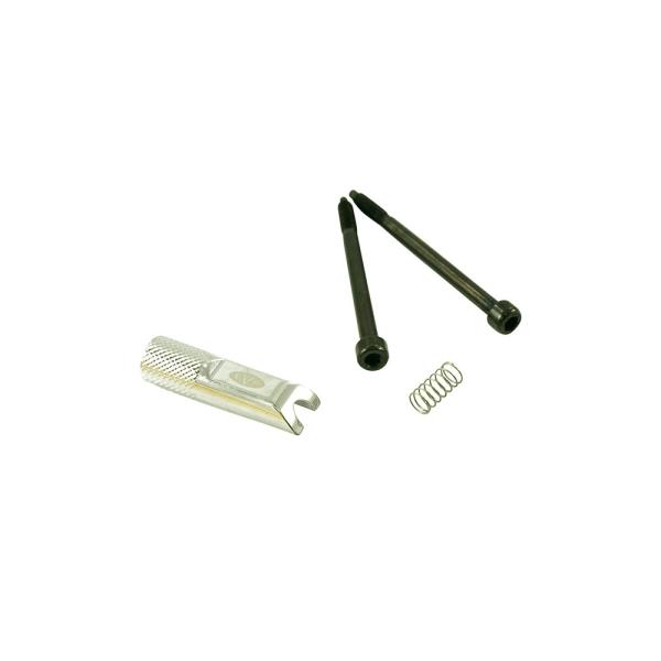 Floyd Rose ORIGINAL TREMOLO に取り付けることで6弦「E」を即座に「D」に落とすことができるEVHオリジナルのD-tunaです。6弦のストリングロックスクリューから交換するだけで取り付け可能。国内外の数多くのアーテ...