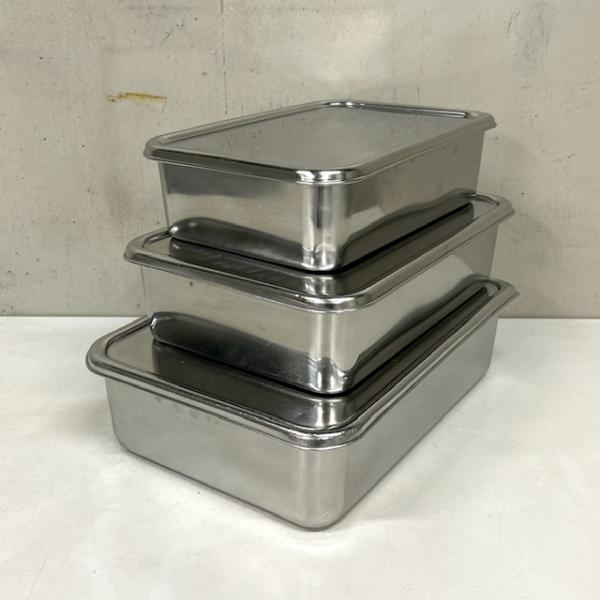◆商品仕様メーカー クローバー AG型式 深型組バット 6号・7号・9号サイズ 6号：W300×D203×H82(mm)7号：W330×D230×H85(mm)9号：W365×D260×H90(mm)入数 3点（蓋付き）注意事項 中古品のた...