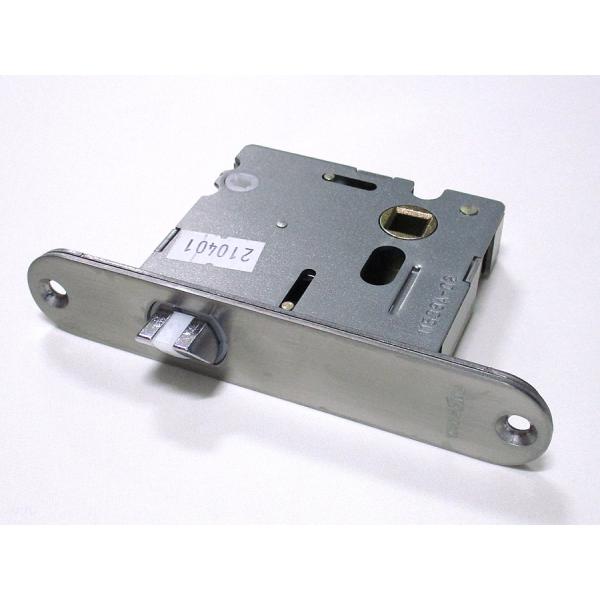 JUKENレバーハンドル用錠ケース バックセット50ミリ用です。フロントプレート 130ミリ×25ミリフロントプレートビスピッチ 78ミリフロント刻印 WOODONEサイド刻印　奥行き 69ミリケース縦幅 74ミリバックセット50ミリ