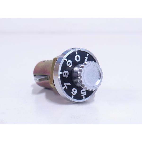 ミニダイヤル錠 左向きKD-1 (旧 KR-82)