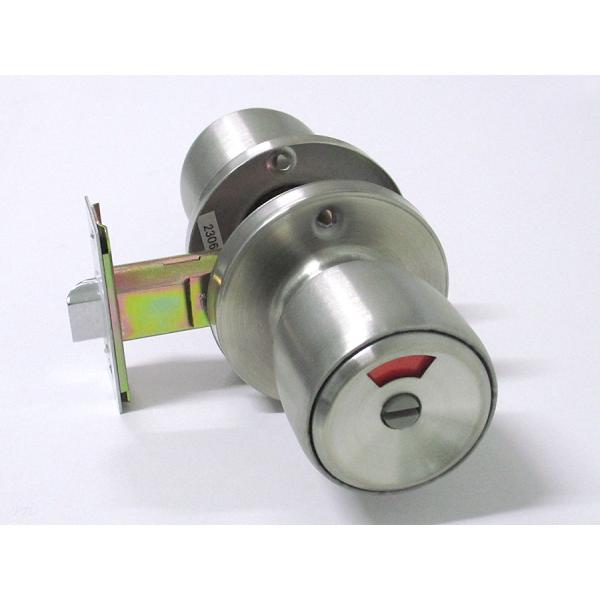 HINAKA(ヒナカ)社のCOW(カウ)ロック261シリーズの表示錠(片面表示及び非常開錠、片面サムターン)タイプです。バックセット60ミリ、扉の端のステンレスのプレートサイズはタテ57ミリ、ヨコ23ミリです(フロント刻印261 COW)。...