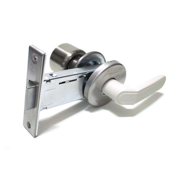 ゴール特殊錠GB-44(サッシメーカー) YKK(形式) 表示浴室(バックセット) 100ミリ(フロントサイズ) 100ミリ×25ミリ(ビスピッチ) 80ミリ(ドア厚) 25ミリ〜33ミリ(備考) 内部レバーGF