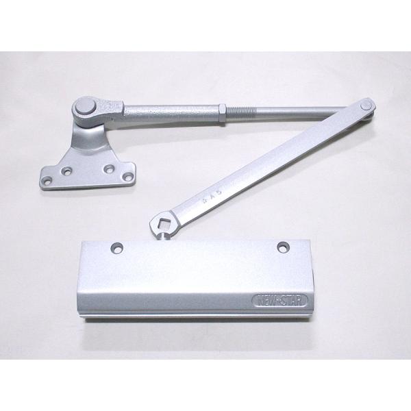 ニュースター ドアクローザー ドアチェック PS5002 PS-5002 シルバー色 ストップ付 ☆☆NS NEWSTAR ニュースター☆PS5002☆NS NEWSTAR ニュースター☆☆ ...