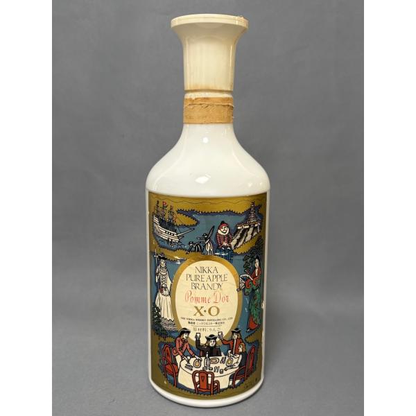 【 古酒 ニッカ ピュア アップル ブランデー ポム ドール X・O 720ml 40％ 1339g NIKKA PURE APPLE BRANDY Pomme D'or XO 】　○未開栓、古酒、一般消費者や小売店から買取させていただいた...