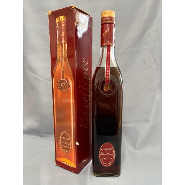 ★古酒 ゴダ エクセレンス ファインシャンパーニュ コニャック 700ml 40% 箱付 GODET Excellence COGNAC FINE CHAMPAGNE★○未開栓、古酒、一般消費者や小売店から買取させていただいた2次流通品です...