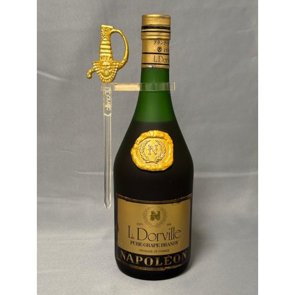 ★古酒 ドーヴィル ナポレオン サーベル型マドラー付 特級表示 700ml 40%  L.Dorville NAPOLEON PURE GRAPE BRANDY★○未開栓、古酒、一般消費者や小売店から買取させていただいた2次流通品です。○ラ...