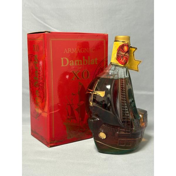 ★古酒 未開栓 ダンブラー XO シップボトル 760ml 40% アルマニャック ナポレオン 箱付 Dsmblat X.O. ARMAGNAC ★○未開栓、古酒、一般消費者から買取させていただいた2次流通品です。○ラベルにキズや汚れ、剥が...