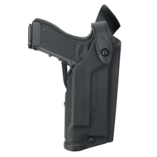 ●セルフロック式のGLOCK+ウェポンライト用ホルスター●「Safariland(サファリランド)」社のヒップホルスター「6280 SLS MID-RIDE LEVEL II」。GLOCK 17/18C/22などの9mm/.40S&amp;...